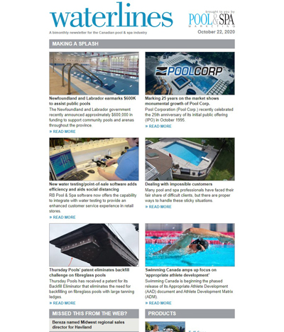 Newsletters - Pool & Spa Marketing