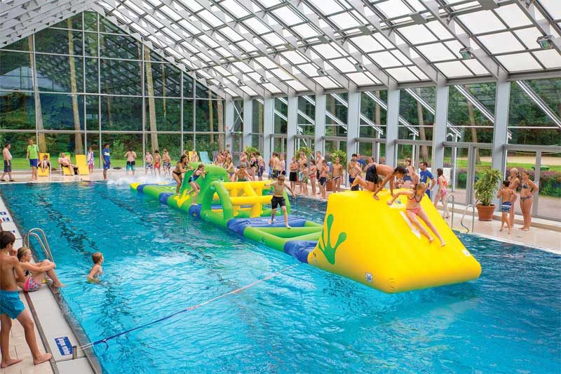 Revitalizing interest in public pools with inflatable play structures ...