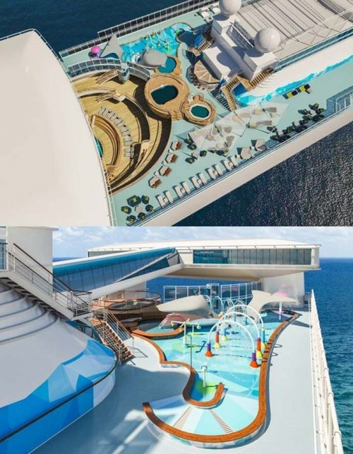 Cruise ship to debut new splash pad and pool renovation - Pool & Spa ...