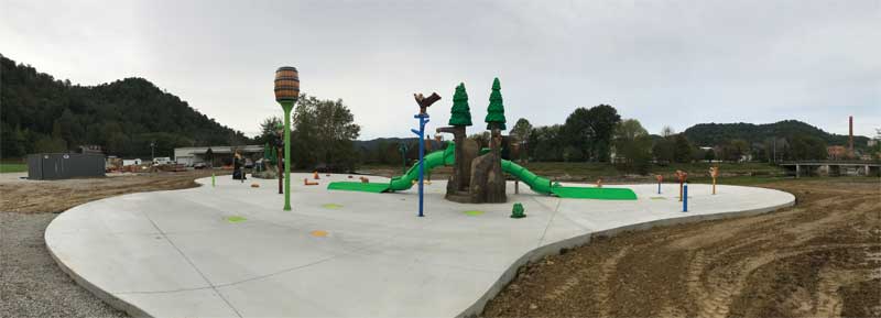 Custom splash pad provides community with an inclusive play facility ...