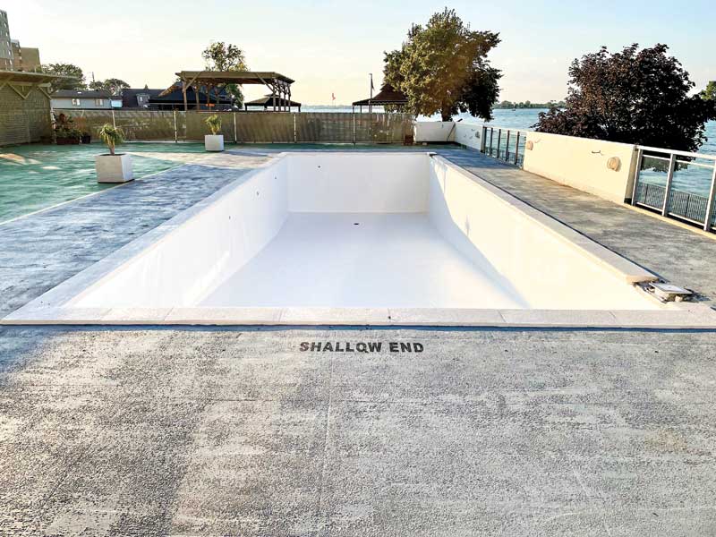 Pool company finds a complementary product to its existing renovation ...